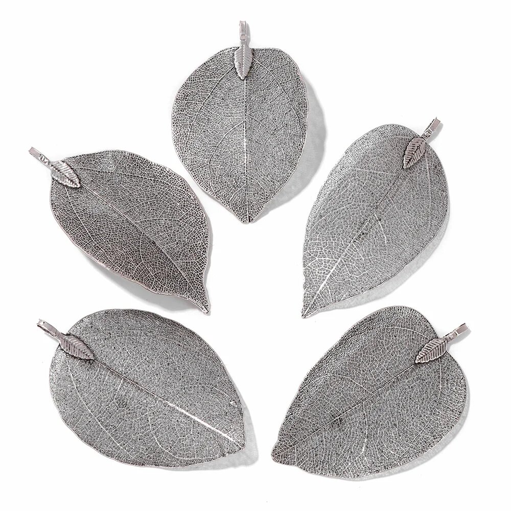 5 шт, подвески из глины, листья розы, vinswet 10