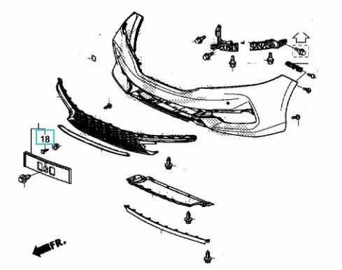 Болт, угловой фиксатор (Оригинал)