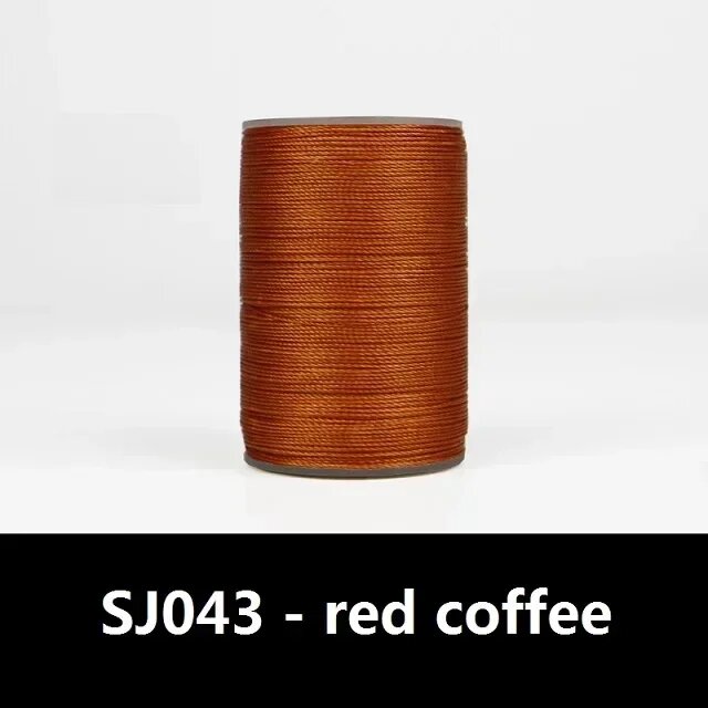 Вощеная нить SJ043 red coffee, 0,35 мм, 160 м