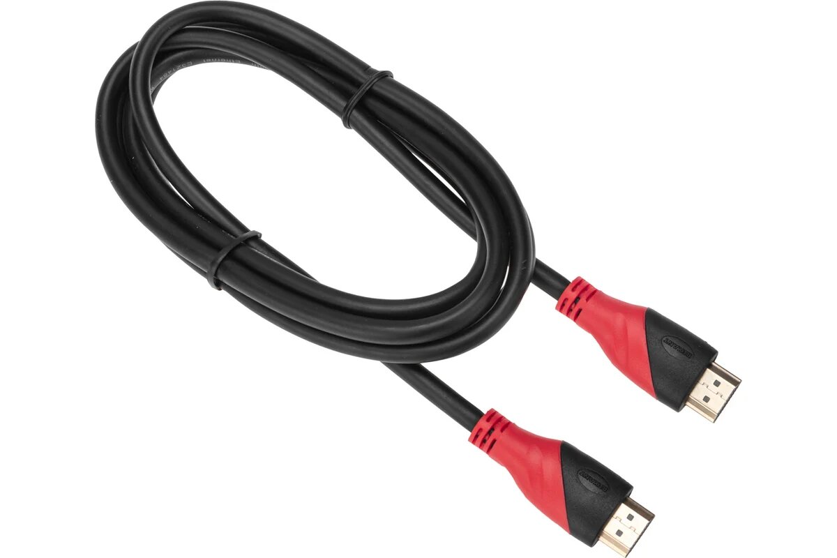 REXANT HDMI кабель 1.4 Gold для 4K, длина 1,5 м 17-6203 совместим с ТВ