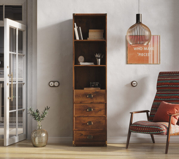 Шкаф БРВ-мебель Индиана JREG 4so/50 Дуб саттер