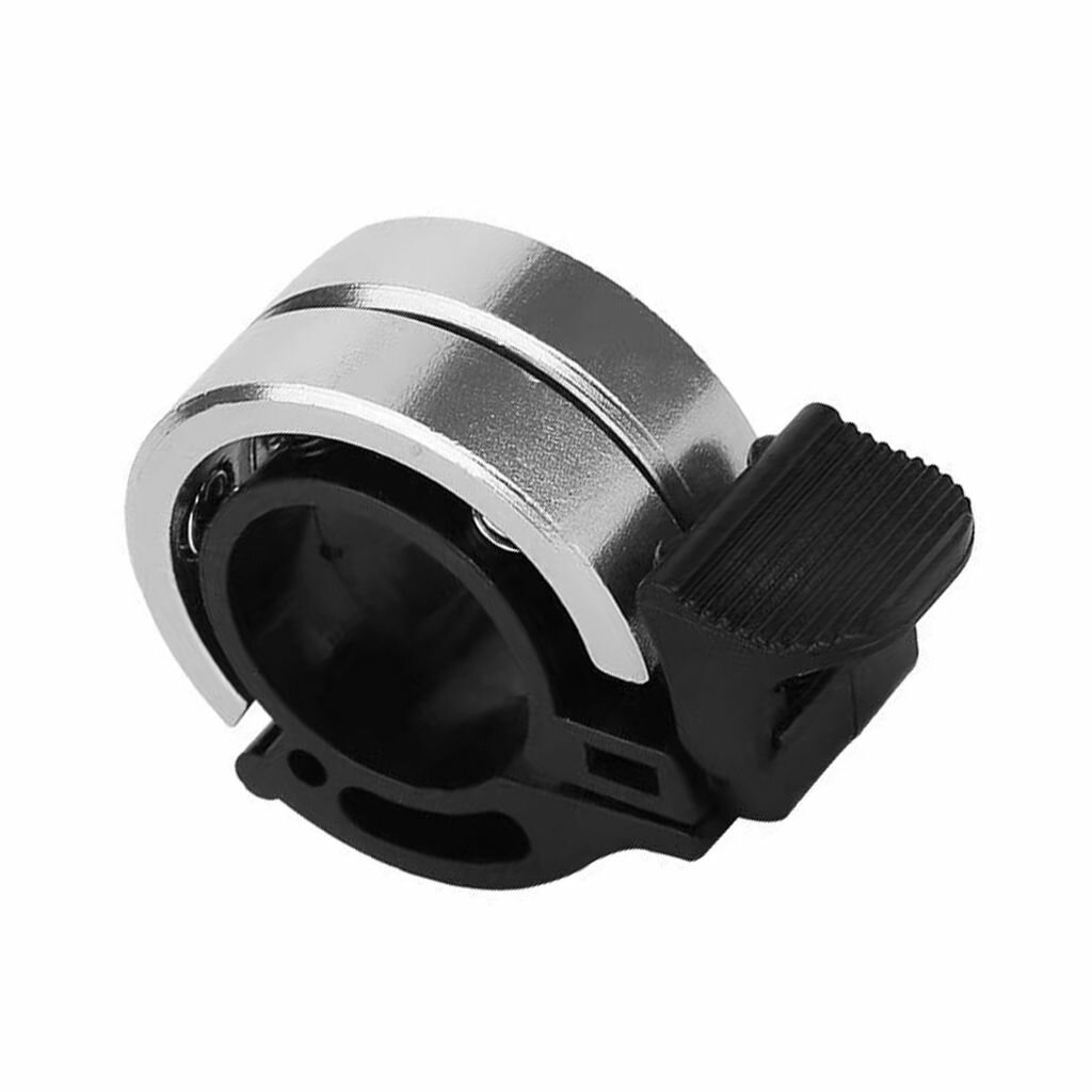 (1шт) Велосипедный невидимый звонок Супер громкий детский для горного велосипеда-серебристый