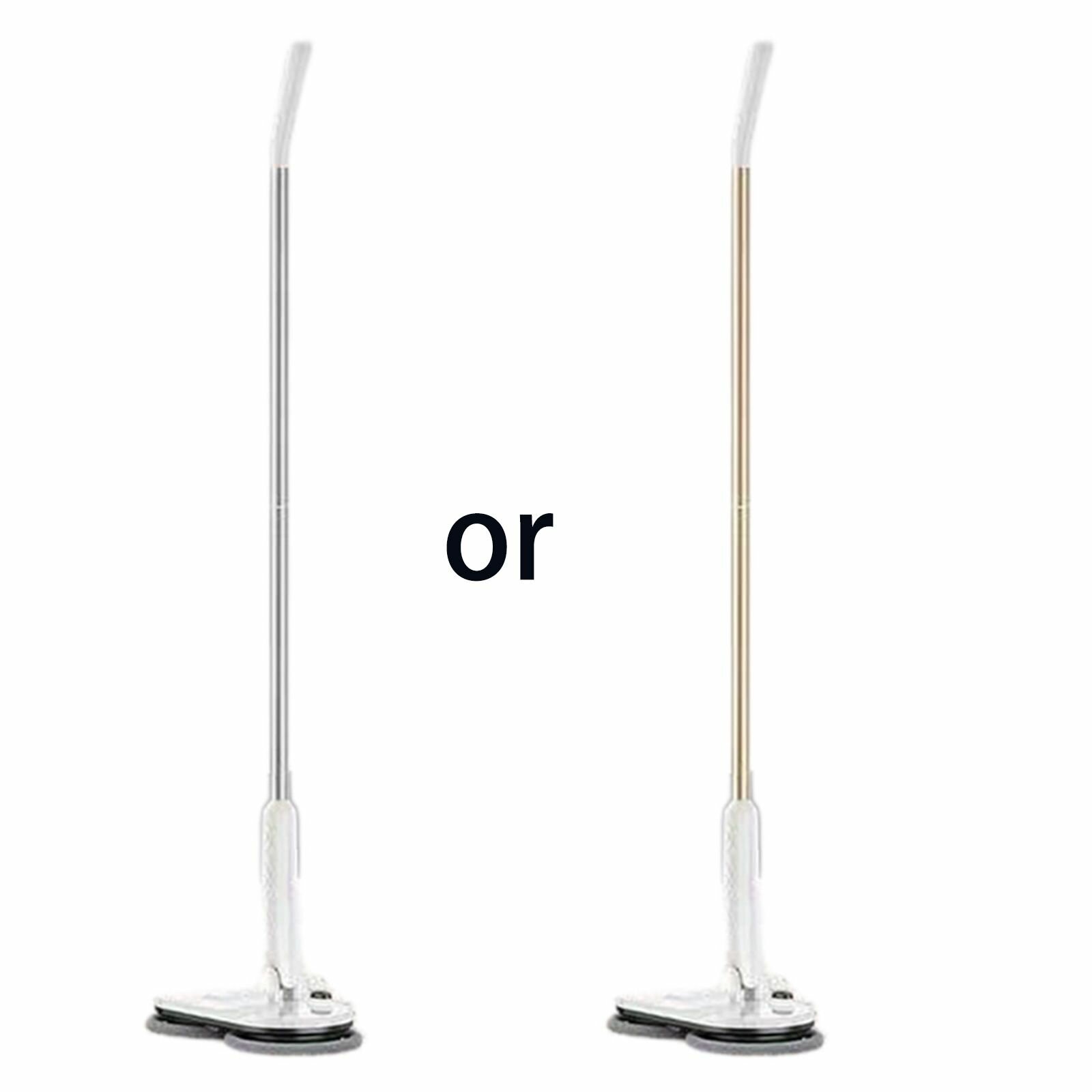 Вращение на 360 градусов, перезаряжаемый беспроводной пылесос для пола, скруббер, электрическая вращающаяся швабра, чистка из микрофибры дома