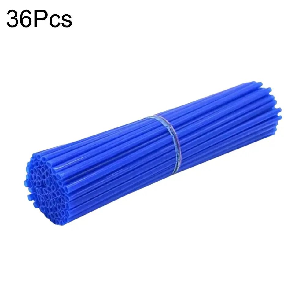 36 шт, 23 см, универсальные чехлы на спицы для велосипеда, обод колеса мотоцикла, комплект Синий, 2