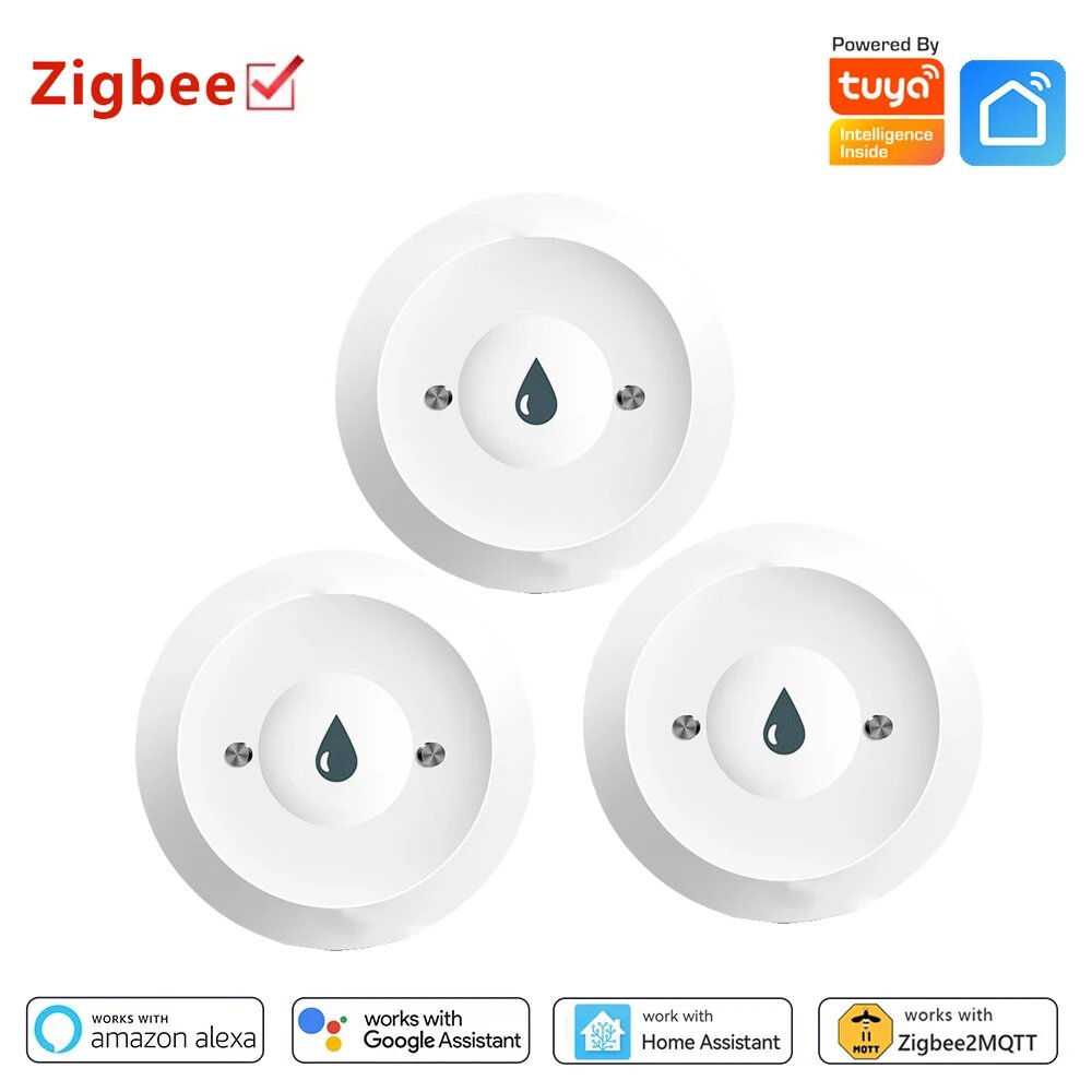 RYRA Датчик воды Zigbee 3.0 3PCS