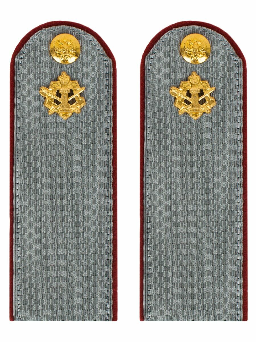Погоны фсин серые на рубашку картон (в сборе) звание Рядовой 752013