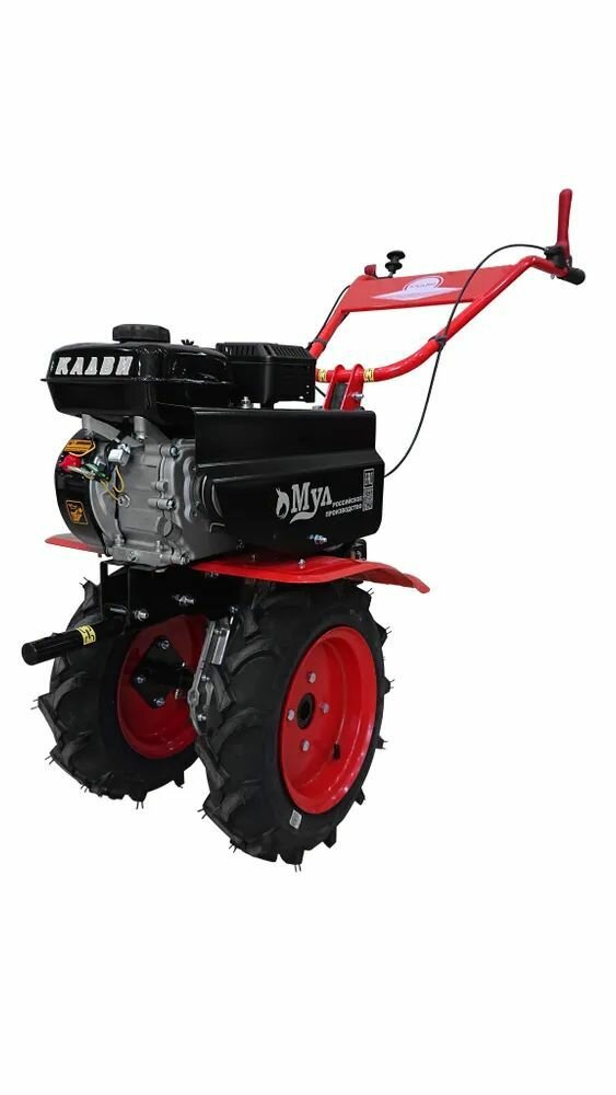 Мотоблок МУЛ 7 л. с, 2/1, колеса 4*10 (переключение передач на руле) МБМ-2 Кадви 170F
