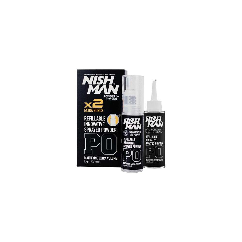 Пудра для волос NISHMAN STYLING REFILLABLE INNOVATIVE SPRAYED POWDER P0 20гр