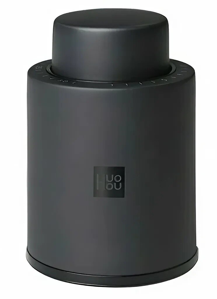 Вакуумная пробка для винных бутылок Huo Hou Vacuum Wine Stopper (HU0075) черный