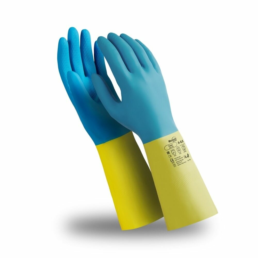 Перчатки защитные Manipula Specialist Manipula Союз LN-F-05, размер 9-9,5 (латекс/неопрен)