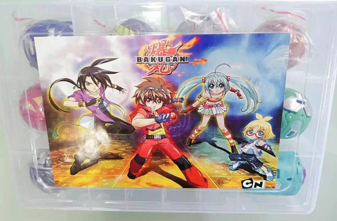 Bakugan Evolutions, серия Platinum настоящий металл, 2 ядра Bakugan и карточки персонажей (игрушечный подарок для детей)