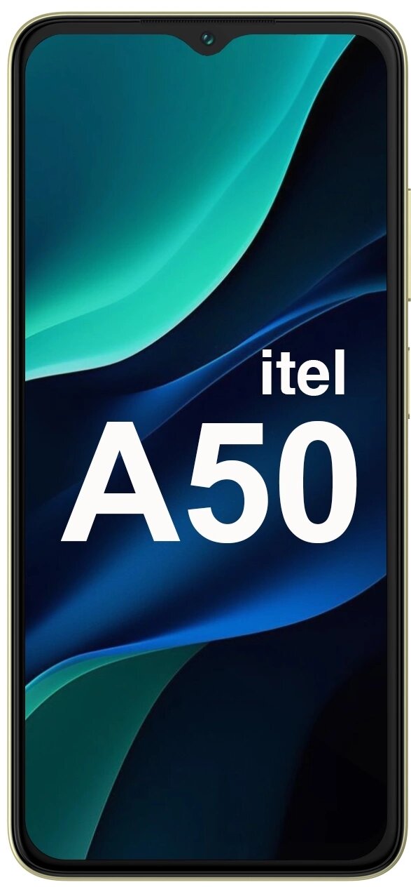 10059051 / Смартфон Itel A50 A667LP 64Gb 3Gb золотистый 3G 4G 2Sim 6.6" IPS 720x1612 And14 8Mpix 802