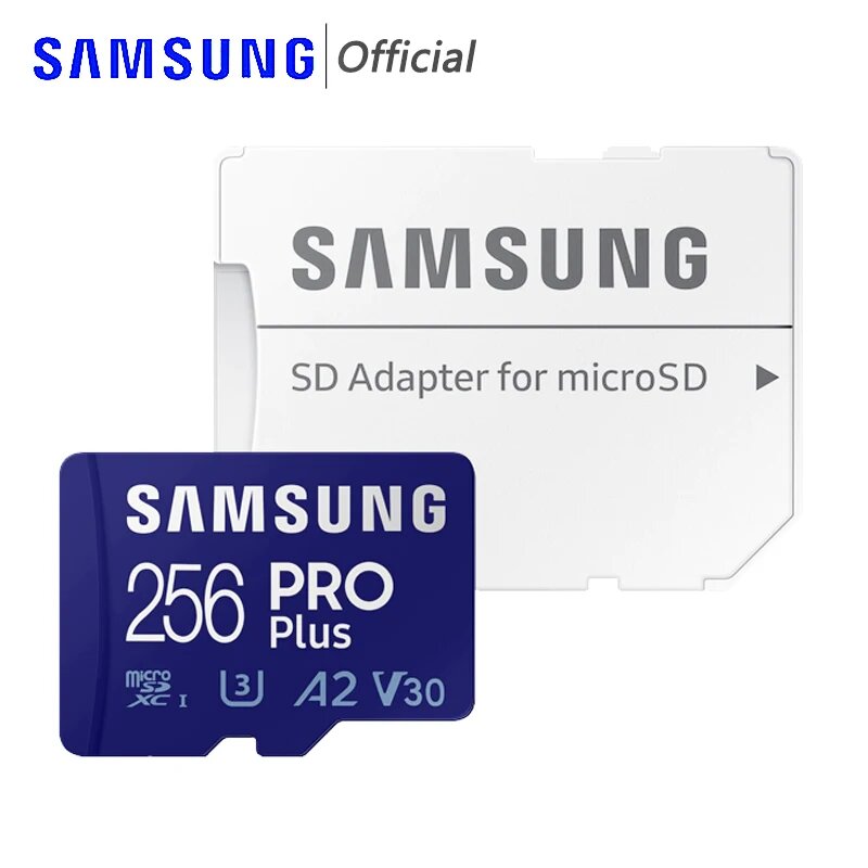 Samsung microSD Pro Plus 256GB + SD адаптер