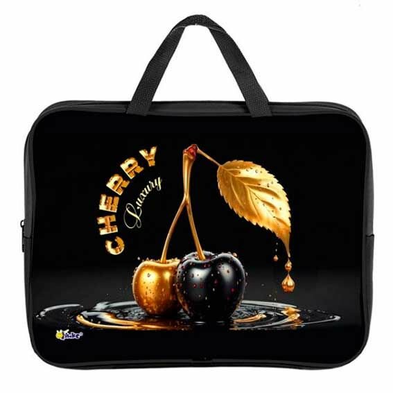 Сумка-планшет Оникс А4 "Cherry gold" полиэстер, ручка-тесьма