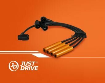 Комплект высоковольтных проводов JDV0024 Just Drive; OEM 90919-22319; Toyota Carina ST195; 3S-FE