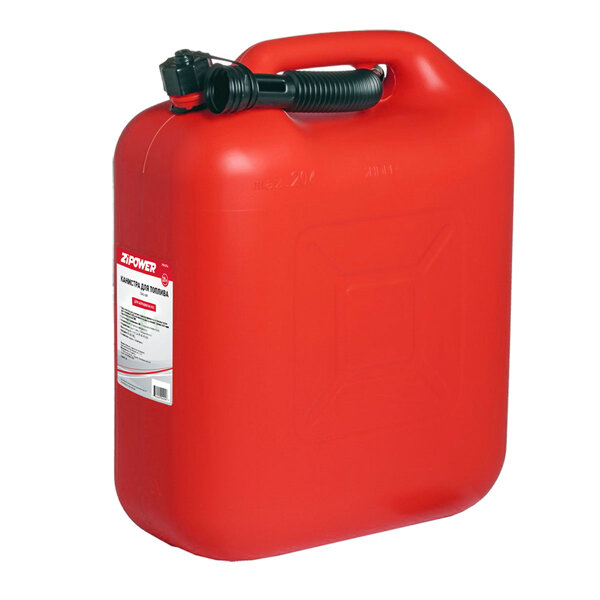 Канистра для топлива Zipower (Красный), 20 л PM4294
