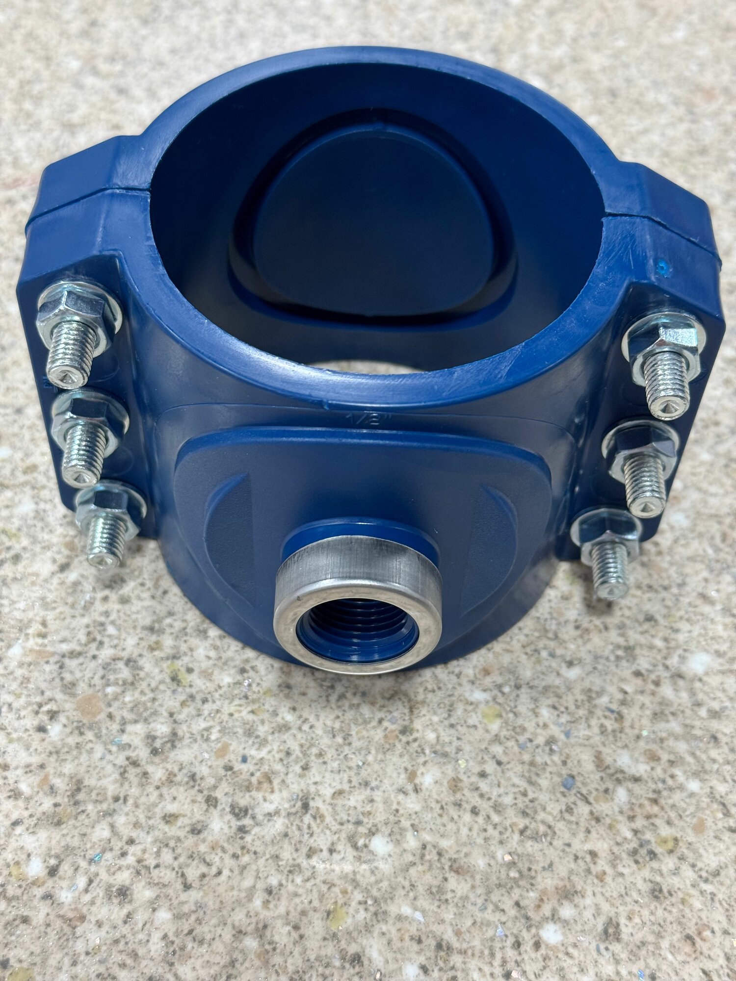 Седло врезное Unidelta 90х1/2" (хомут-врезка)