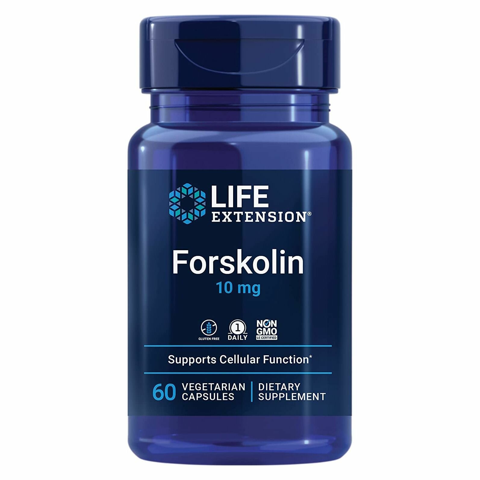Life Extention, Forskolin 10 mg, 60 вег. капс.