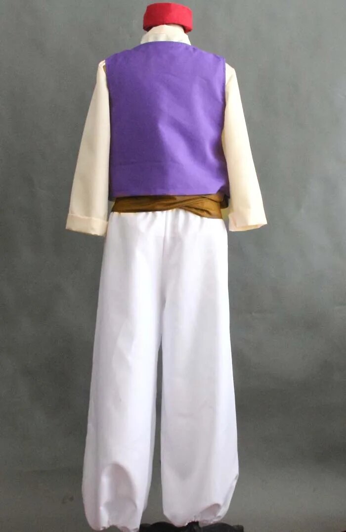 Костюм Аладдин для взрослых из атласа и бархата XL