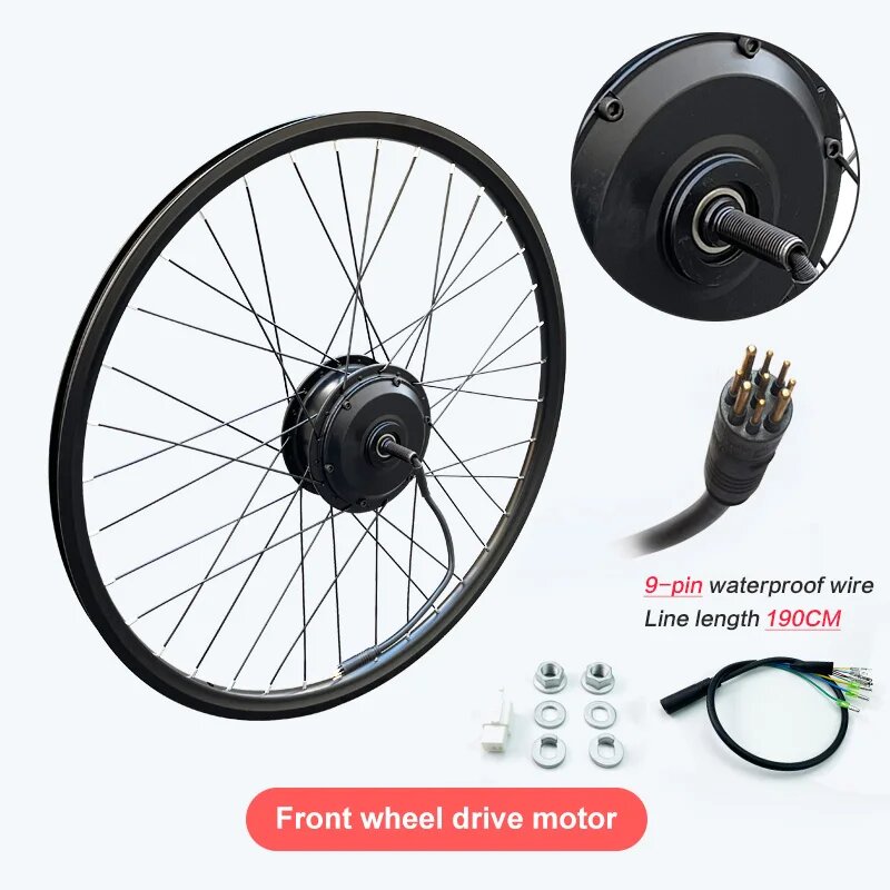 Электрический мотор-редуктор PASION 36-48В 250-350Вт для электровелосипеда Front wheel 350W, 24'