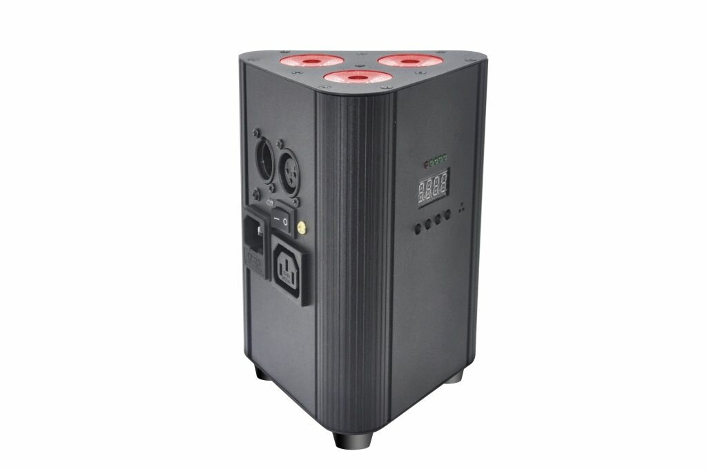 PL-103A Светодиодный прожектор, портативный, RGB, 3х4Вт, LFocus