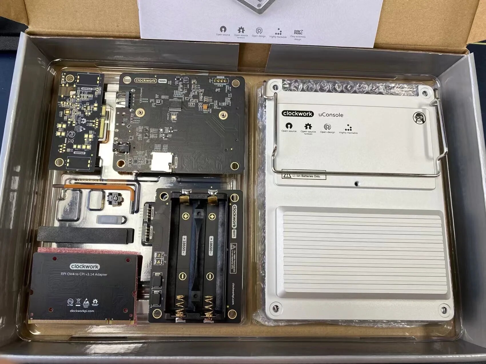 ClockworkPi V3.14 Silver, Kit Non-WIFI — фото 1