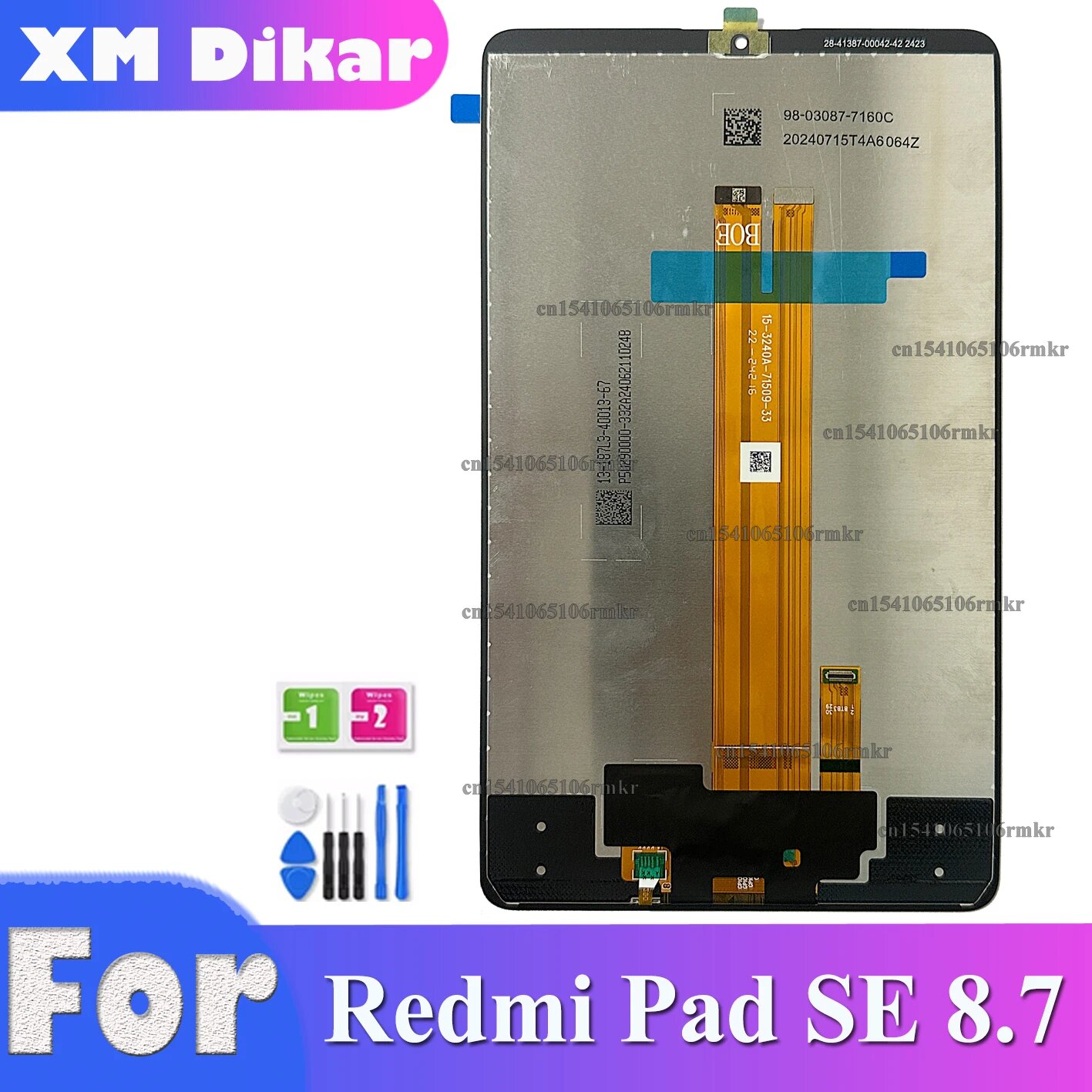 ЖК-дисплей для Xiaomi Redmi Pad SE 8.7 Black