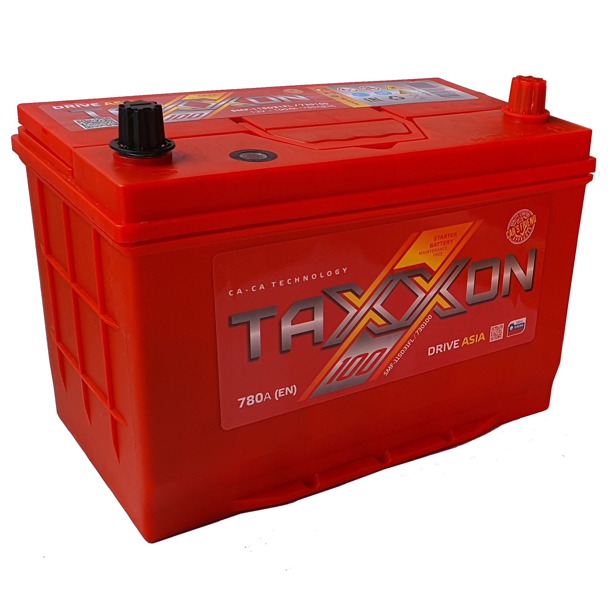 Аккумулятор автомобильный TAXXON DRIVE ASIA 100ач, обратная полярность, год выпуска 2025