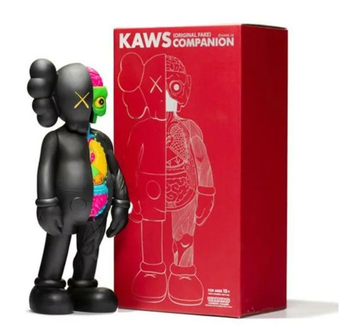 MILENI Коллекционная игрушка Kaws Bearbrick 40 Anatomy Medicom Toys черная