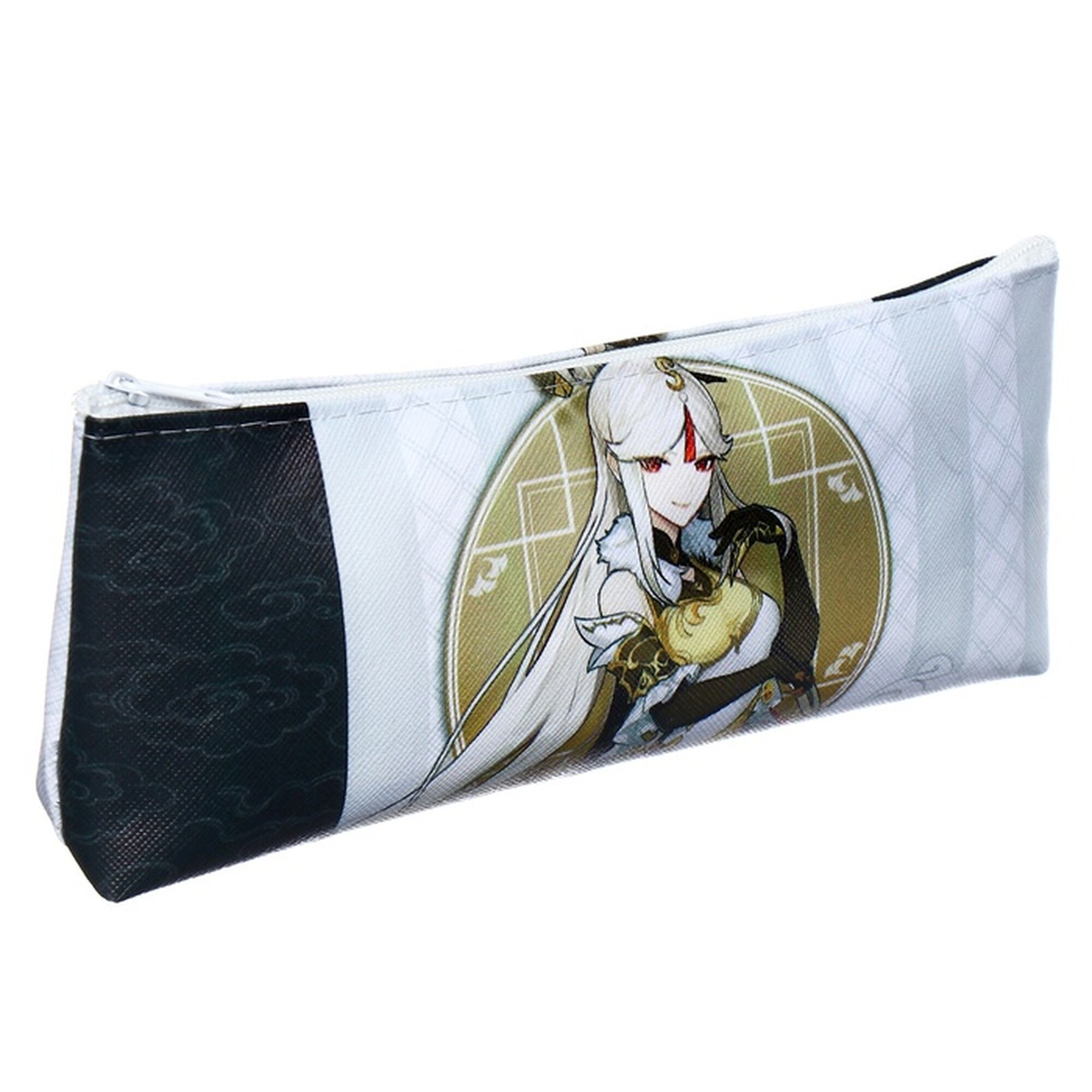 Пенал Calligrata Аниме, на молнии, для девочек, текстиль, 3x19,5x9 см