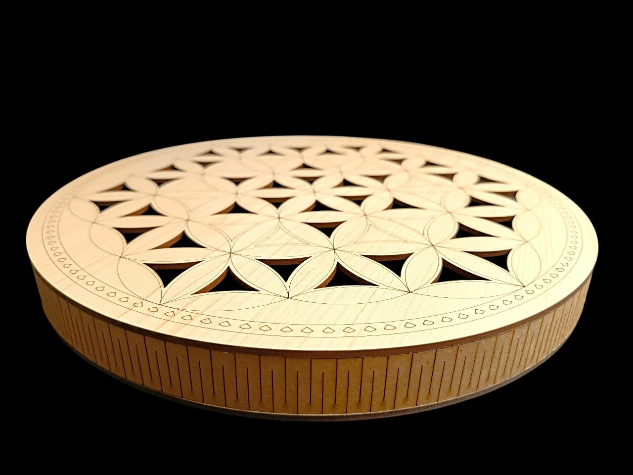 Шум ручья Цветок жизни 300 мм Дерево