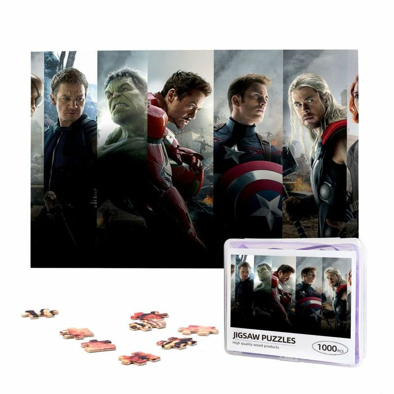 Avengers Деревянный пазл Марвел Деревянные пазлы Мстители Marvel