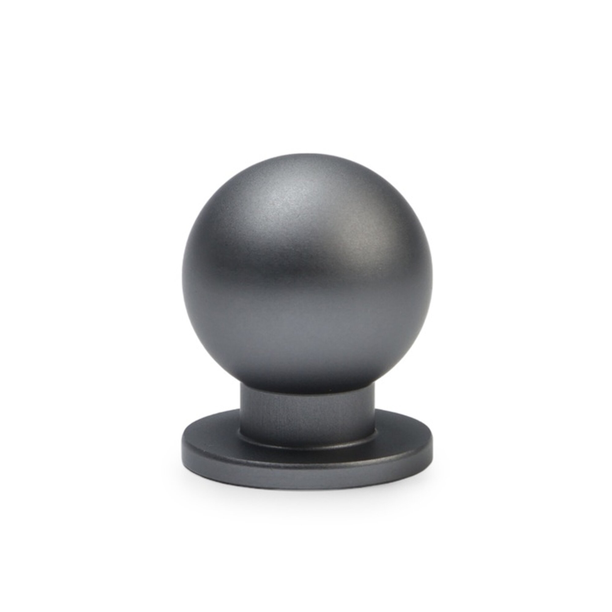 Ручка-кнопка CAPPIO RK146, металл, графит, винтовое крепление