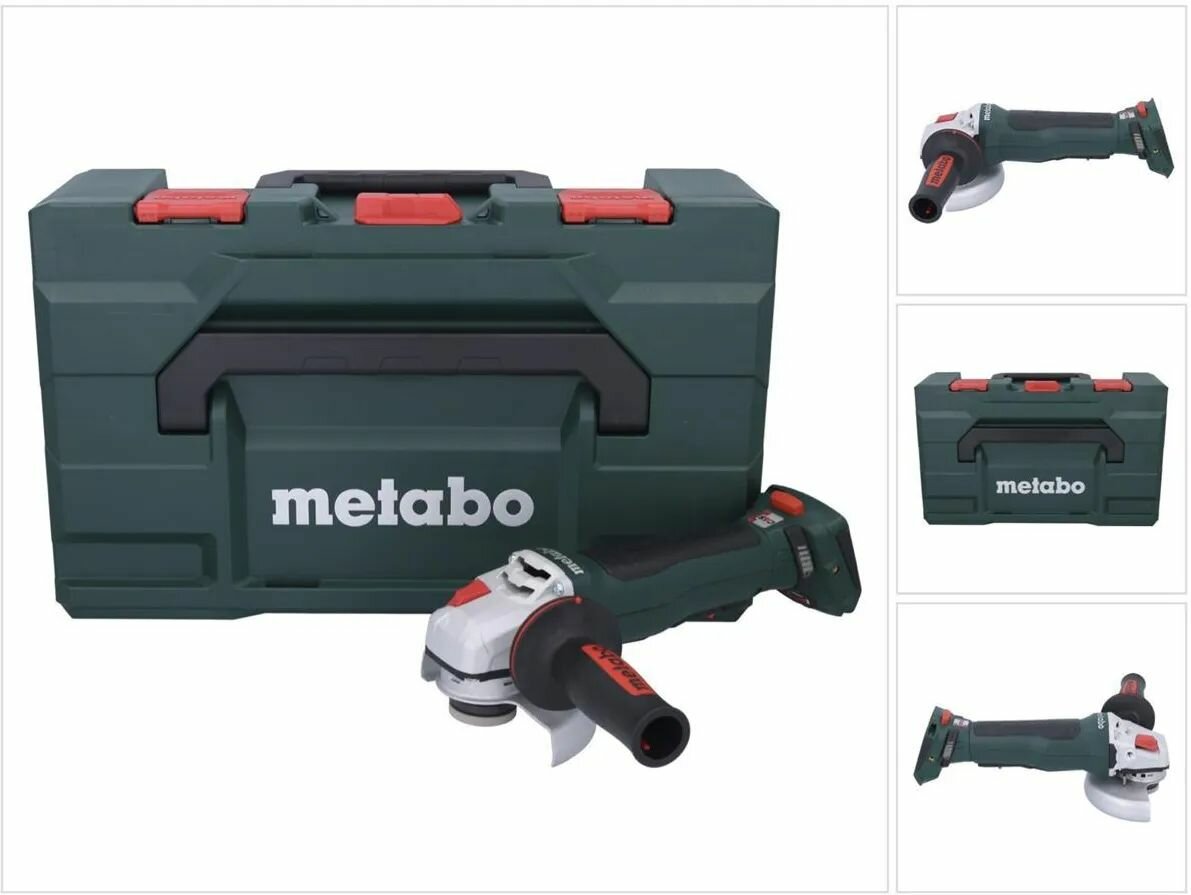 Угловая шлифмашина аккумуляторная Metabo WPB 18 LTX BL 11-125 Quick 613059840 в кейсе metaBOX без акб и зу