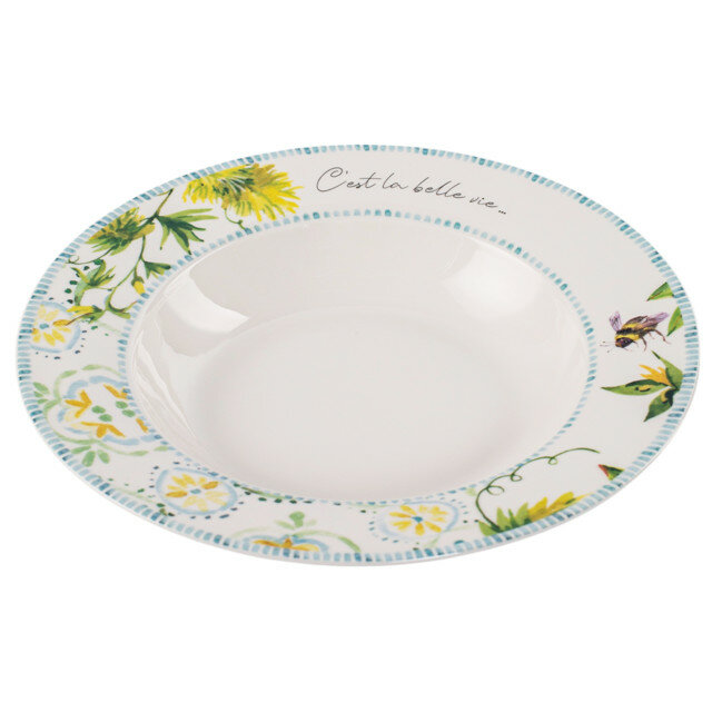 FIORETTA La Belle vie глубокая тарелка фарфор 21,8 см для сервировки стильная