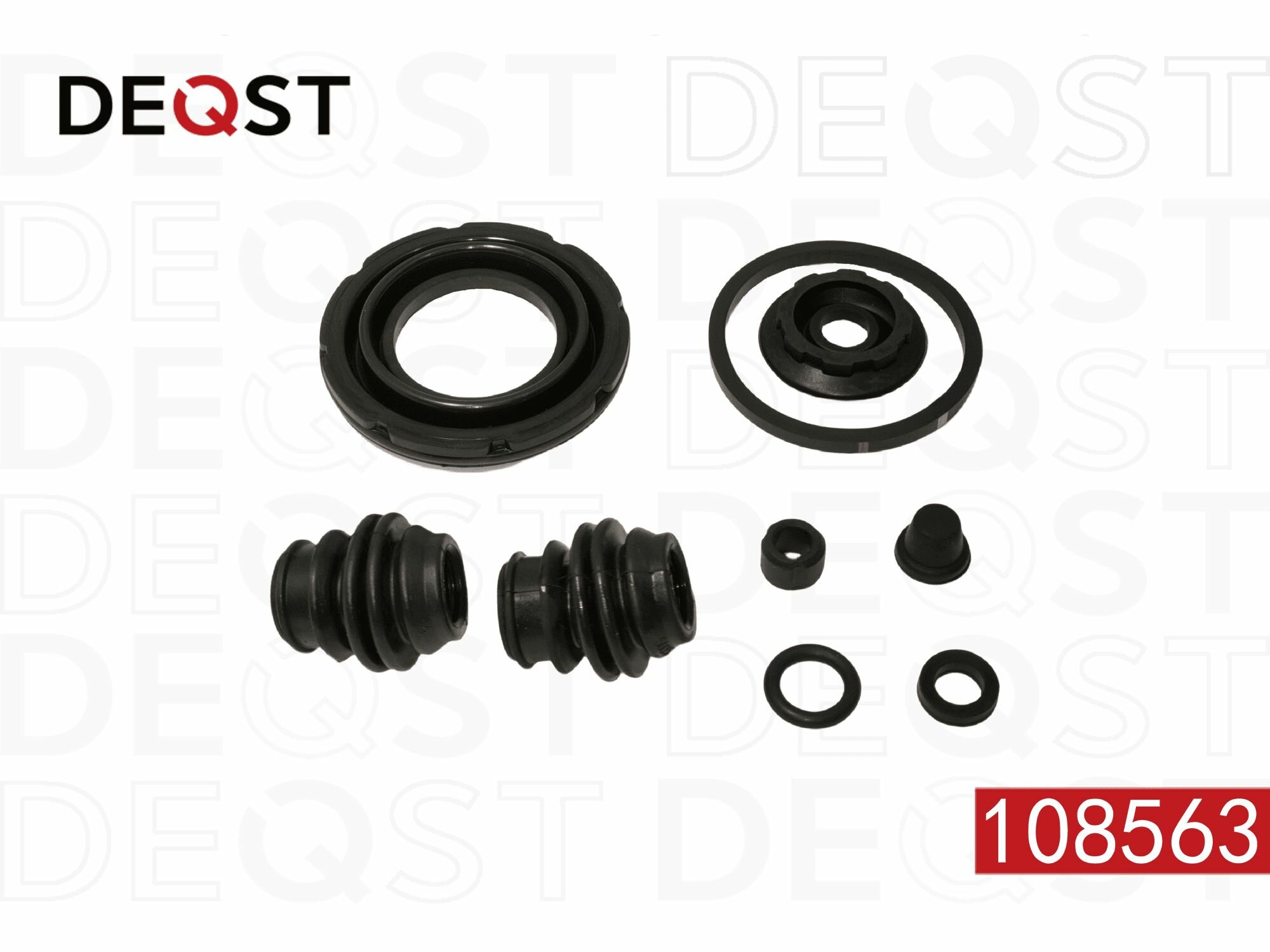 Ремкомплект суппорта Deqst 108563 заднегим Mitsubishi Outlander 3 (12-), ASX (10-