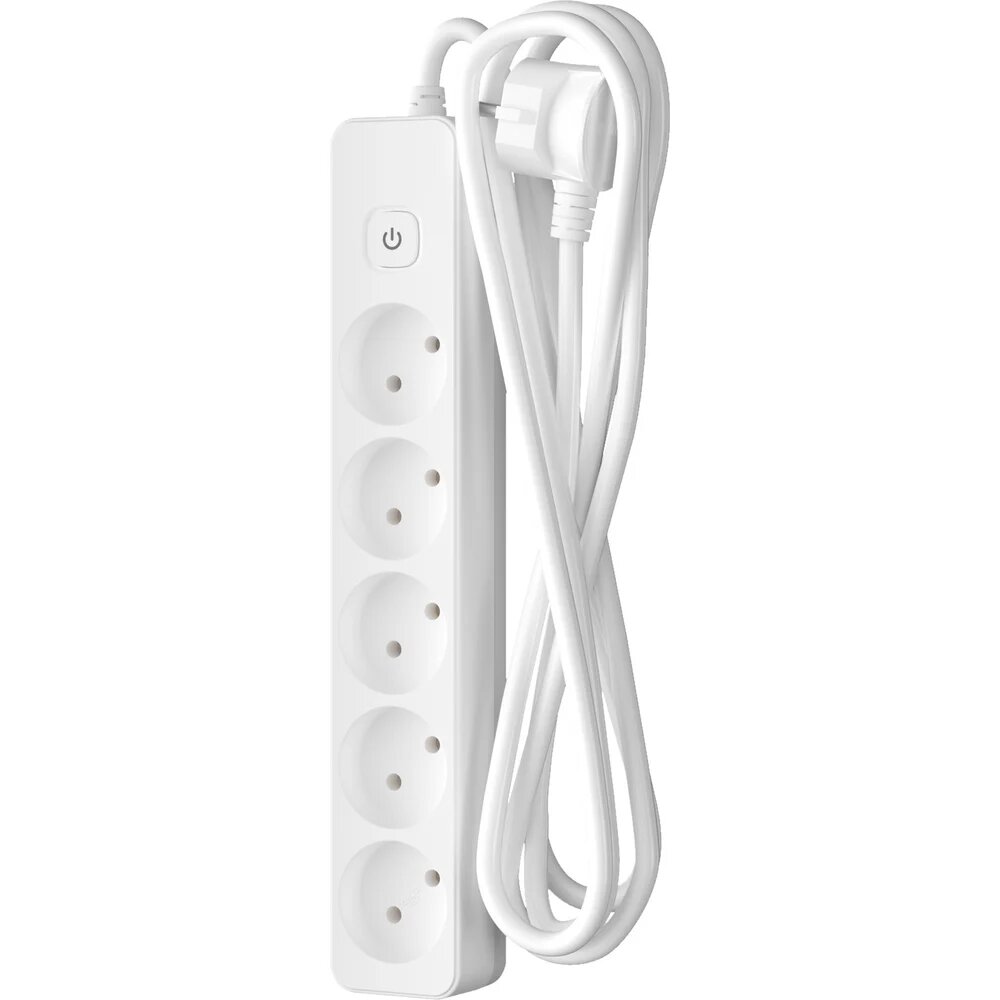 Сетевой, фотон, удлинитель фотон 10-35S, 3м, 5 розеток, 10А, с выключателем, белый 21118, 2х0
