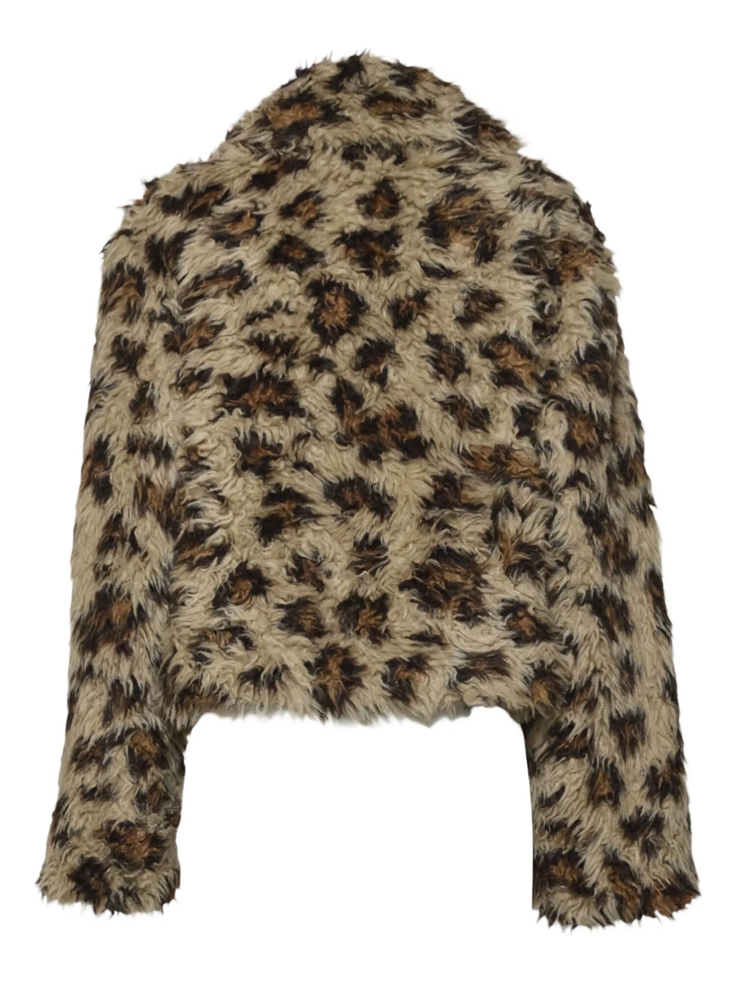 Куртка MSGM Leopard-print jacket, размер 42, коричневый — фото 1