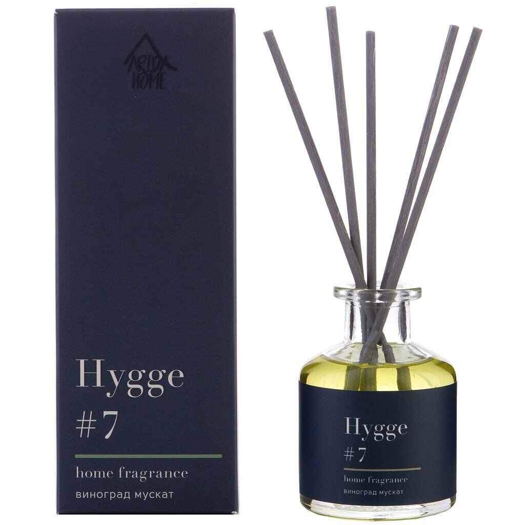 Аромадиффузор Arida Home, 50 мл, Hygge Виноград мускат