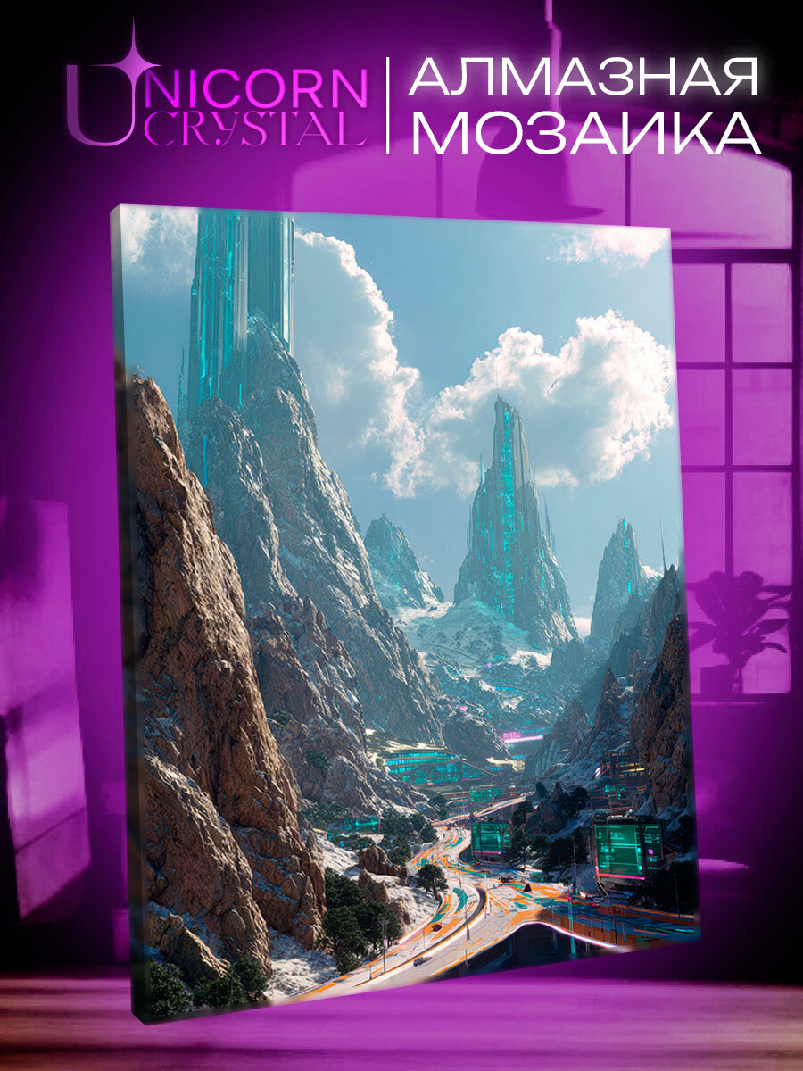 Алмазная мозаика Горы