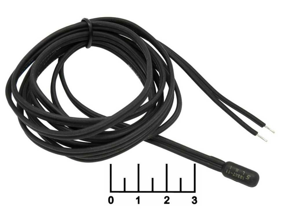 Датчик температуры NTC 10 кОм кабель 1.5м