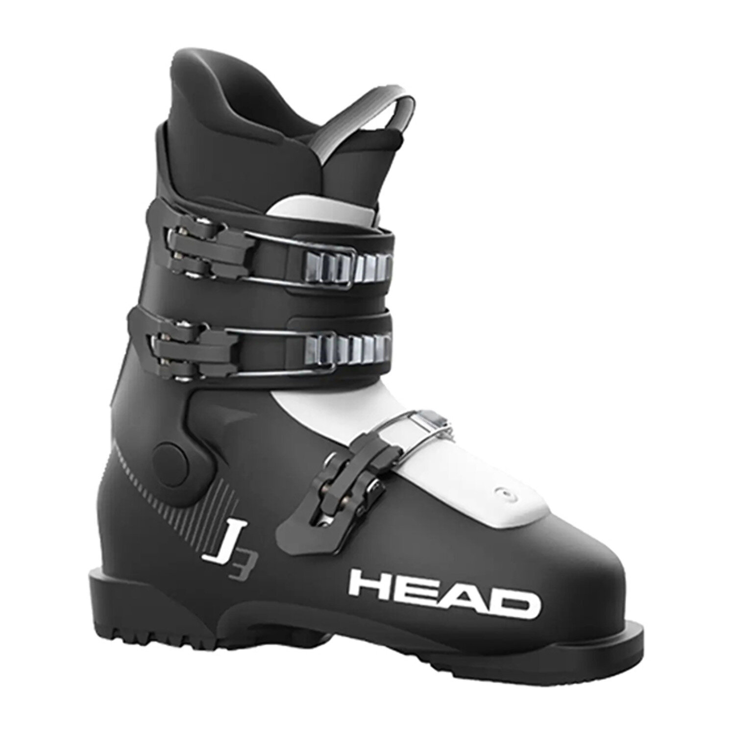 Горнолыжные ботинки Head J3 Black/White 24/25 , для детей , черный