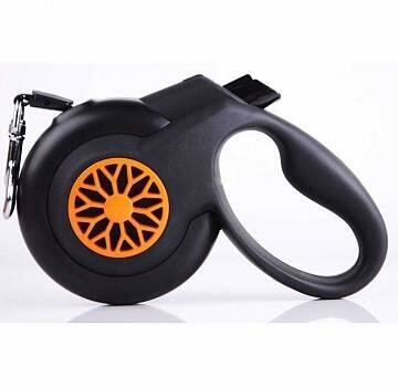 FIDA SMART WALK 5 м до 15 кг размер S рулетка с системой автоматического торможения с выдвижной лентой черно-оранжевая