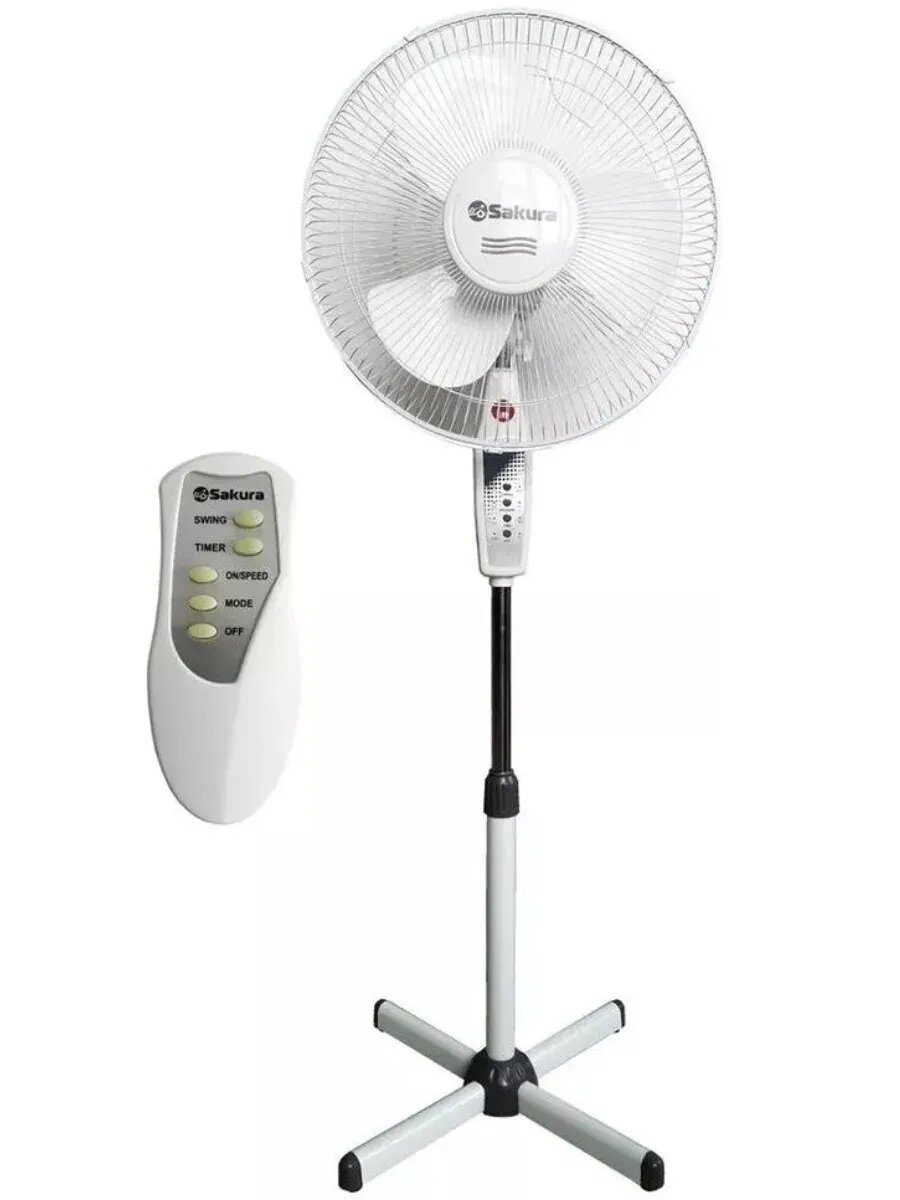 Вентилятор напольный с пультом SA-16G 40 Вт 3 скорости