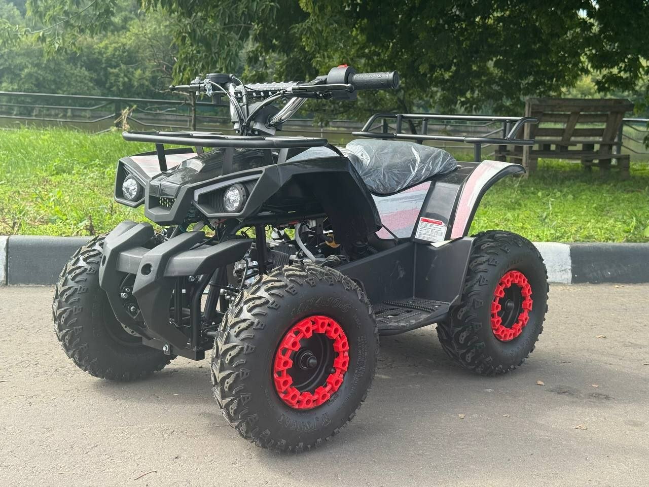 Квадроцикл детский бензиновый Ikingi K6 50 куб. см