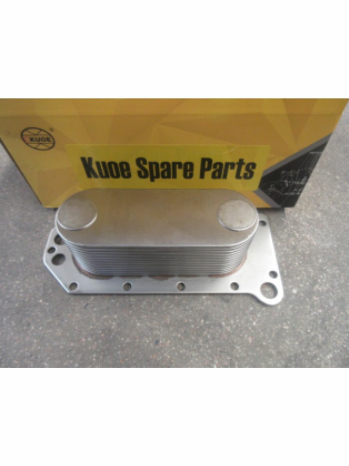 Радиатор масляный (теплообменник) дв. 6CTA8.3, 6C8.3, QSC8.3, ISCe LIUGONG от CKUOE Арт. 3974815