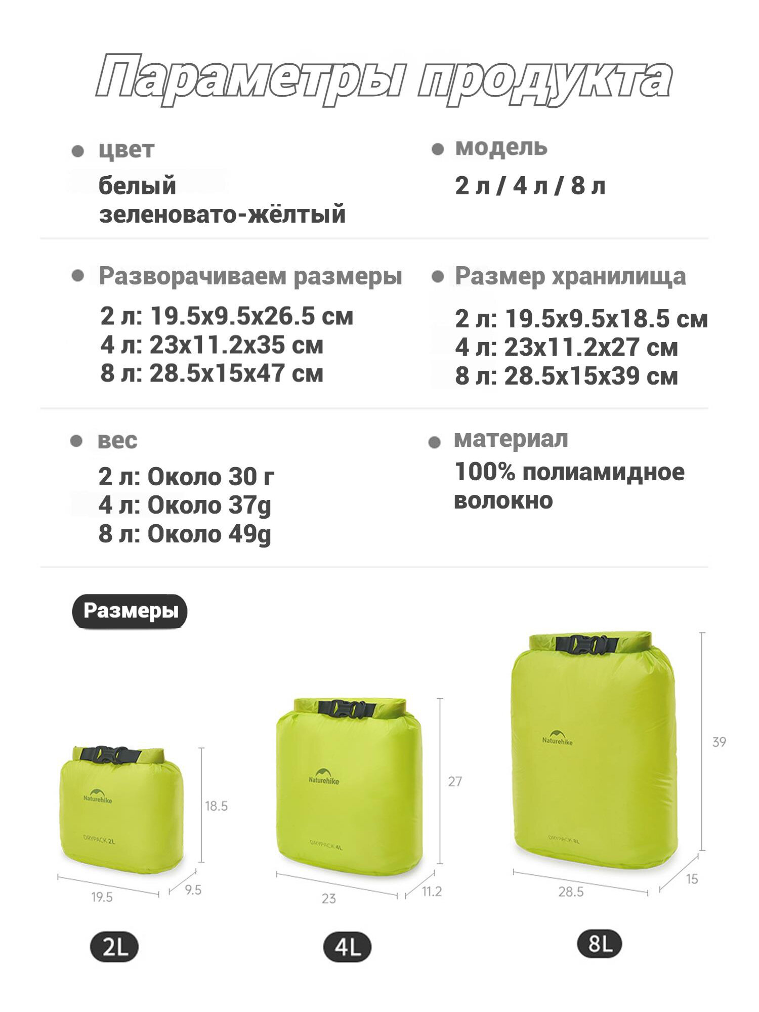 Набор гермосумок — фото 1