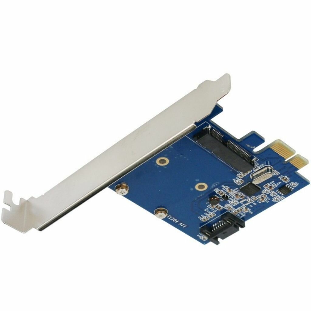 Настольная карта расширения PCI E к MSATA + SATA3