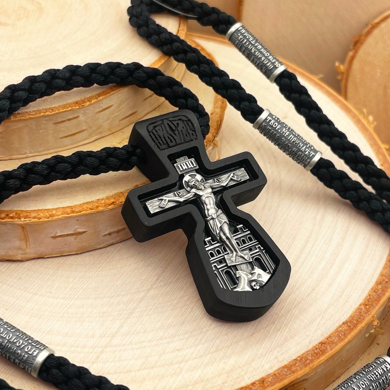 Комплект украшений, серебро, 925 проба, чернение, оксидирование