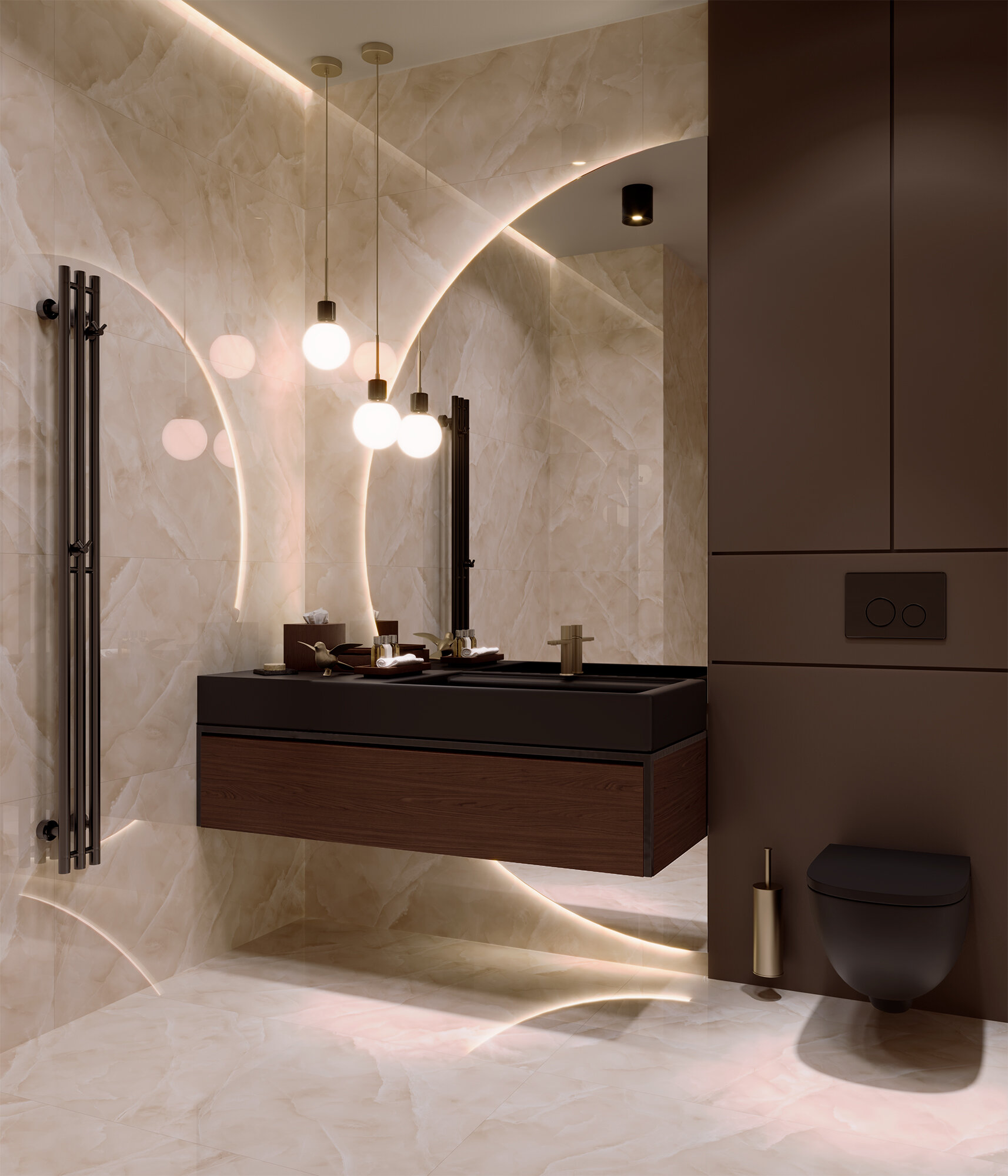 Керамогранит 1200 × 600 мм BAIKAL IVORY Поверхность: Полированная (цена за 1 плитку 0,72м2)